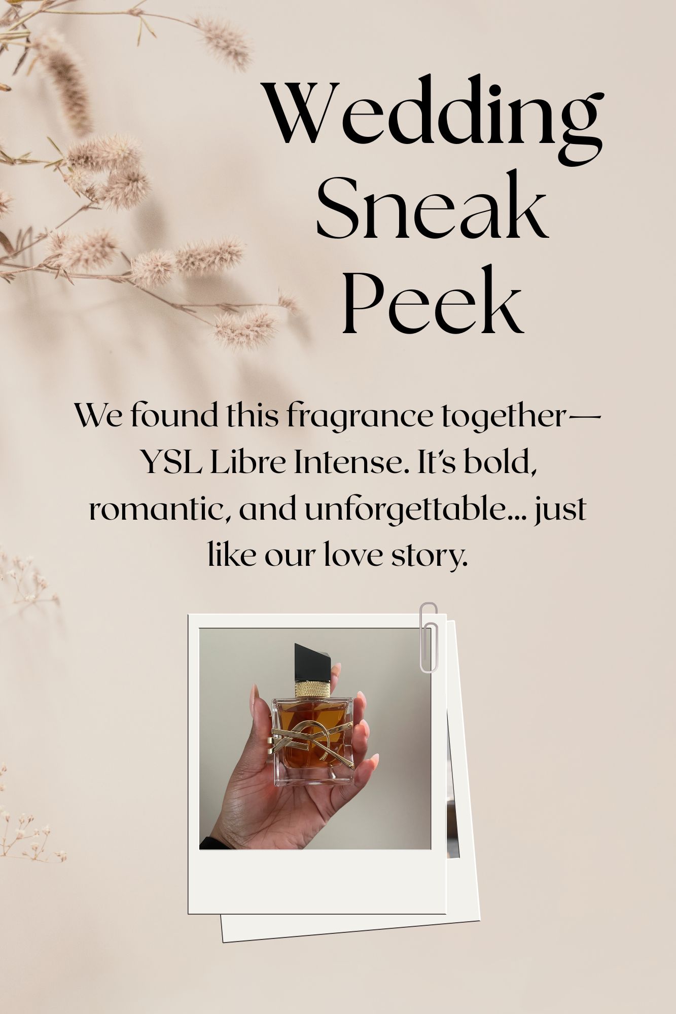 Choosing a Wedding Scent: A Fragrant Memory Worth Making - Château Mills
